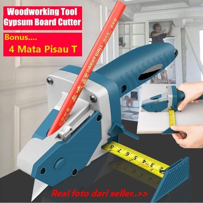 Jual Alat Pemotong Pisau Papan Gypsum Board GRC Drywall Edger Cutter ...