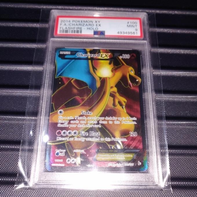 Jual Kartu Pokemon TCG EN XY Flashfire Charizard EX FA SR PSA 9 | Shopee Indonesia
