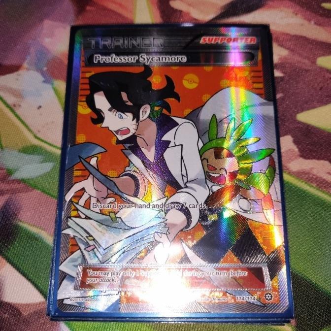 Jual Kartu Pokemon TCG EN XY Steam Siege Professor Sycamore FA UR ...