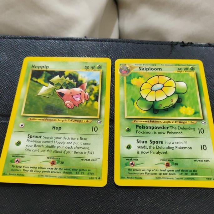Jual Kartu Pokemon TCG EN WOTC Neo Genesis Skiploom & Hopip | Shopee ...