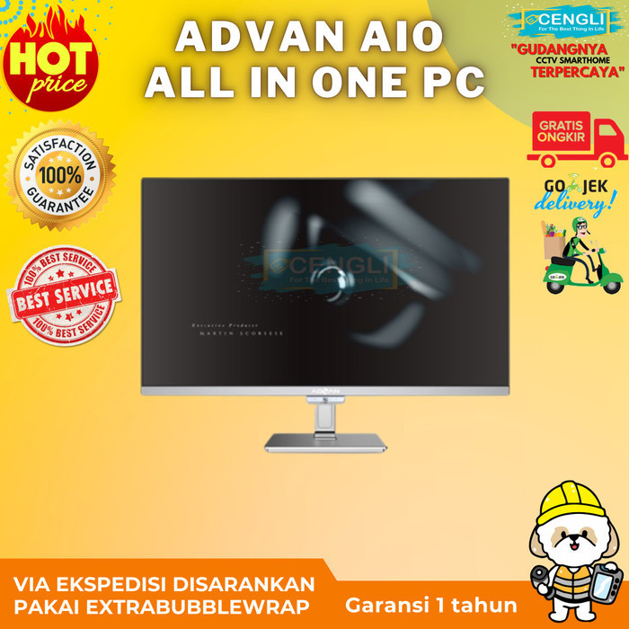 Jual Komputer Advan Aio One Pc I5-1035G7/8Gb/512Gb/Iris/24"Fhd/Win11/Silver | Shopee Indonesia