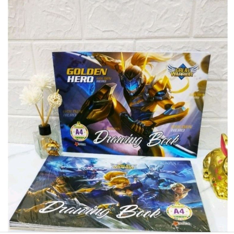 Jual (1pack isi 10)Buku Gambar A4/Buku Mewarnai/Drawing Book | Shopee ...