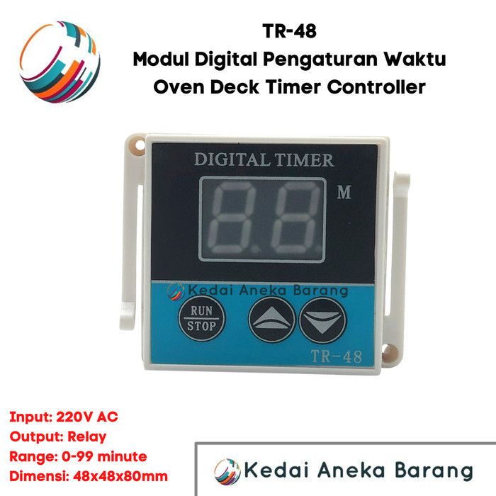 Jual Modul Digital Timer Oven Controller Tr-48 Tr48 220V Ac Output ...