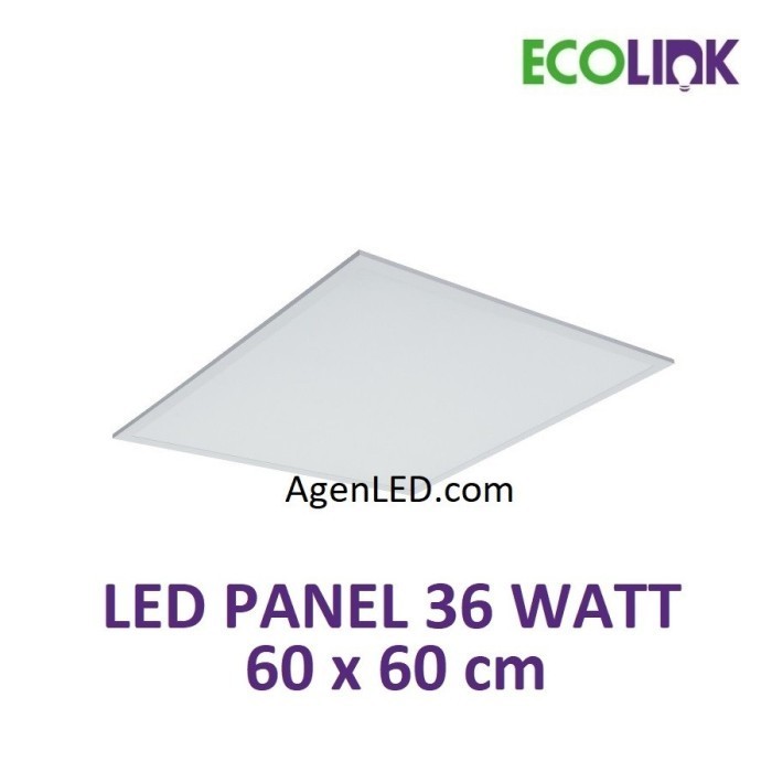 Jual ECOLINK Lampu Downlight LED Panel 36W PL007 2x2 36 w watt 60x60 cm ...