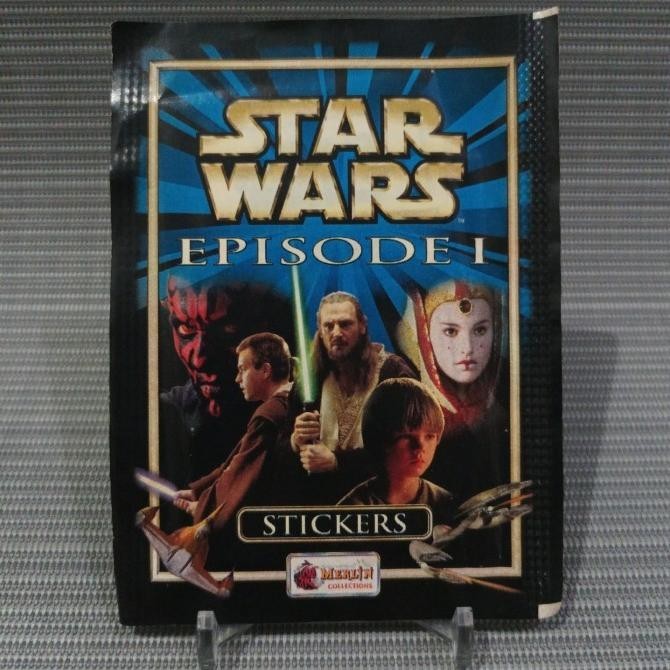 Jual Topps star wars episode I stickers collection sealed pack (6 ...