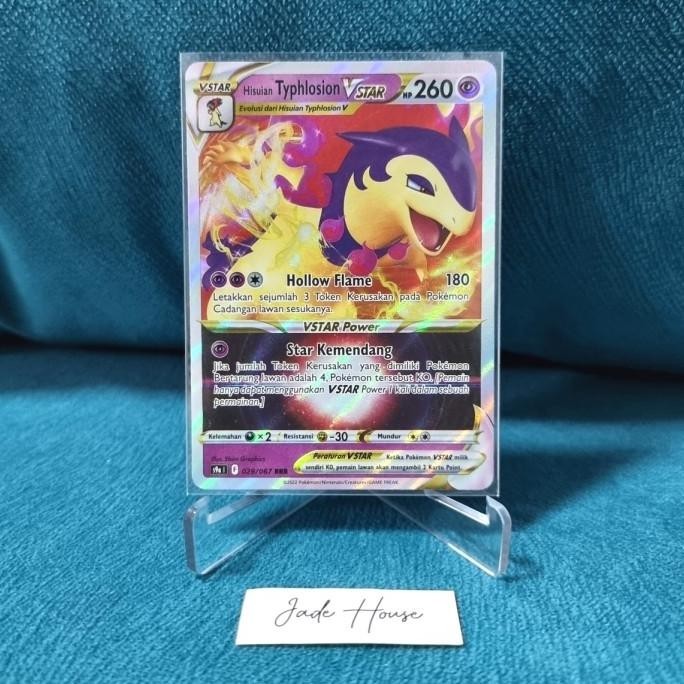 Jual Hisuian Typhlosion VSTAR 029/067 (s9a) - Kartu Pokemon TCG Indonesia | Shopee Indonesia
