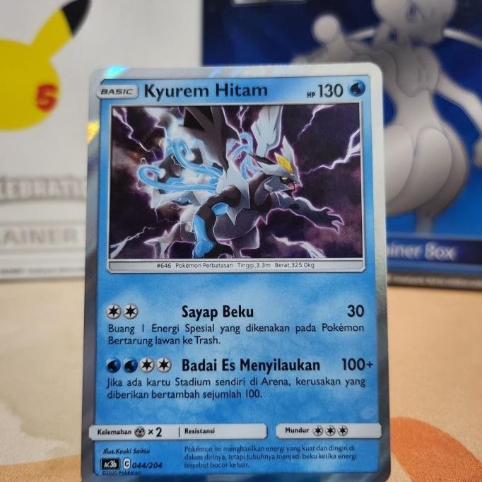 Jual Kyurem Hitam Foil 004/204 AC3b | Kartu Pokemon TCG Indonesia | Shopee Indonesia