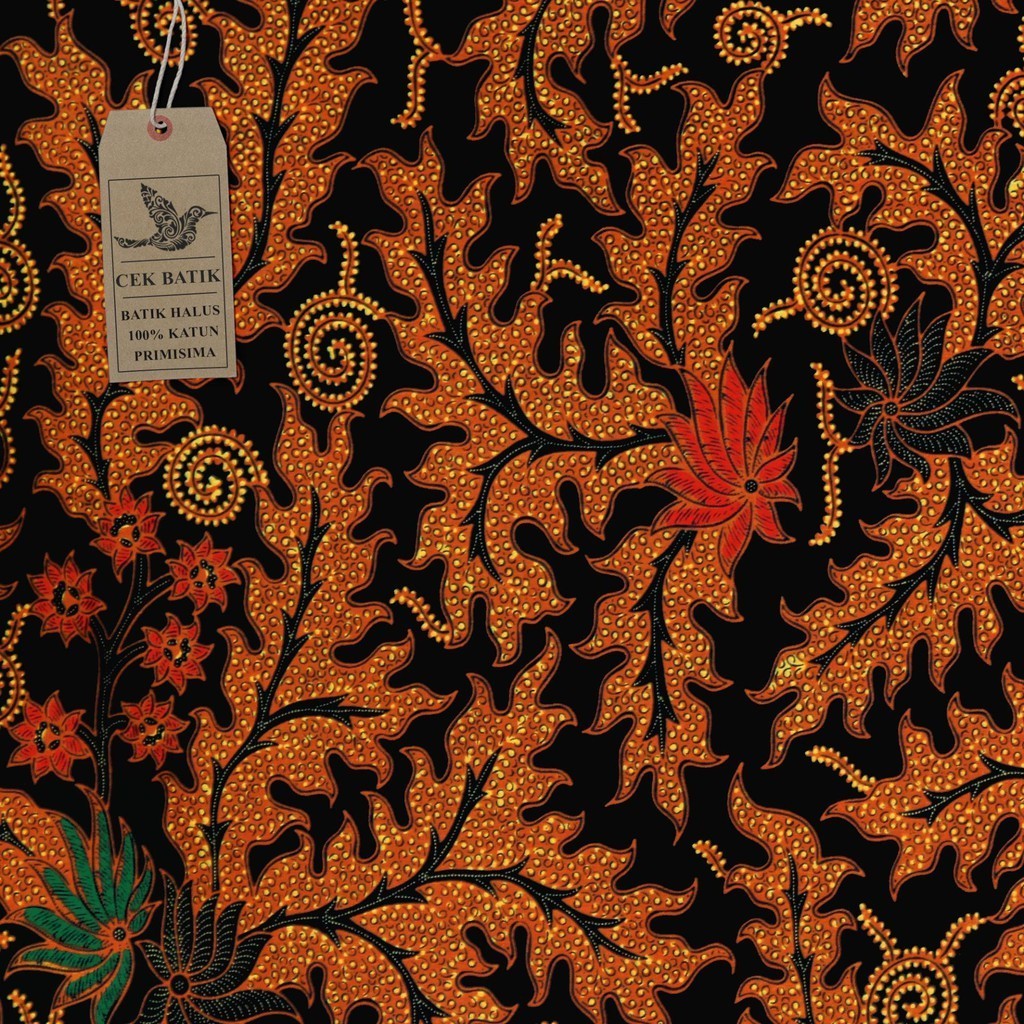 Jual Kain Batik - Motif Batik Daun Classic | Shopee Indonesia