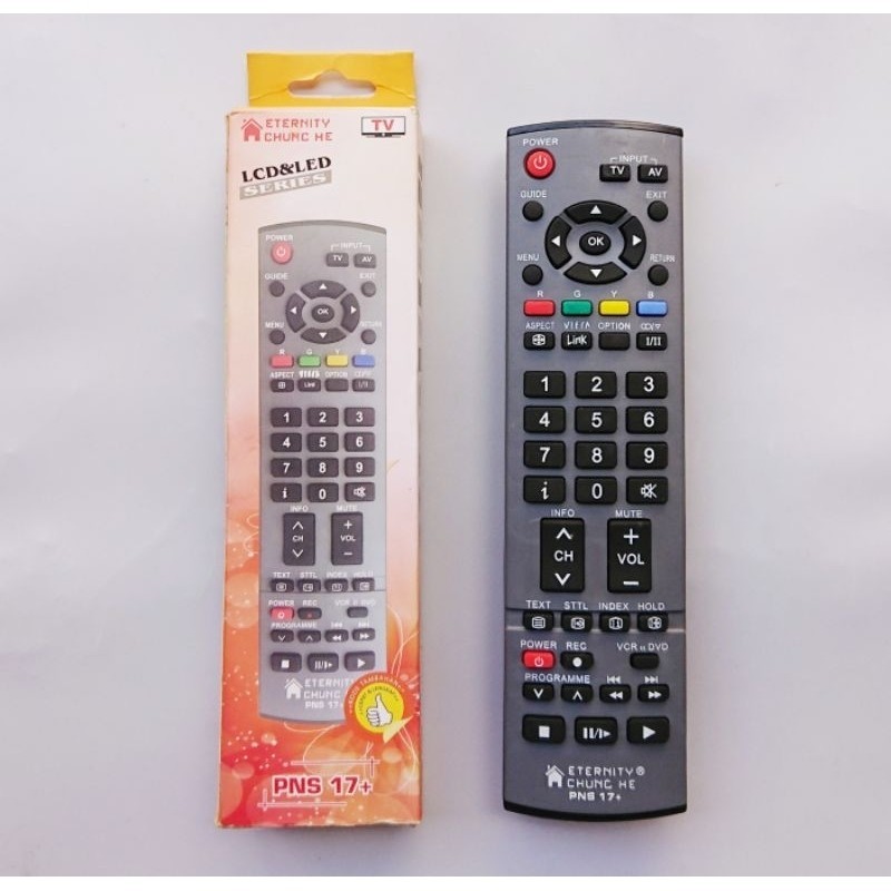 Jual Remote TV Panasonic LED LCD Multi Remot Panasonik Universal Pns ...