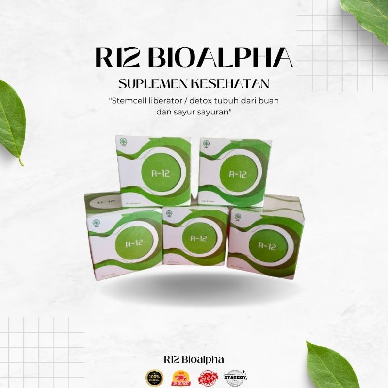 Jual R12 BIOALPHA | Rnw10 renew / Rnw 10 Bioalpha R 12 | Suplemen Kesehatan Pelancar Pencernaan ...