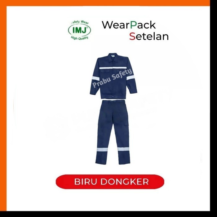 Jual WEARPACK SETELAN SAFETY BAJU CELANA PROYEK IMJ - ORIGINAL 100% ...