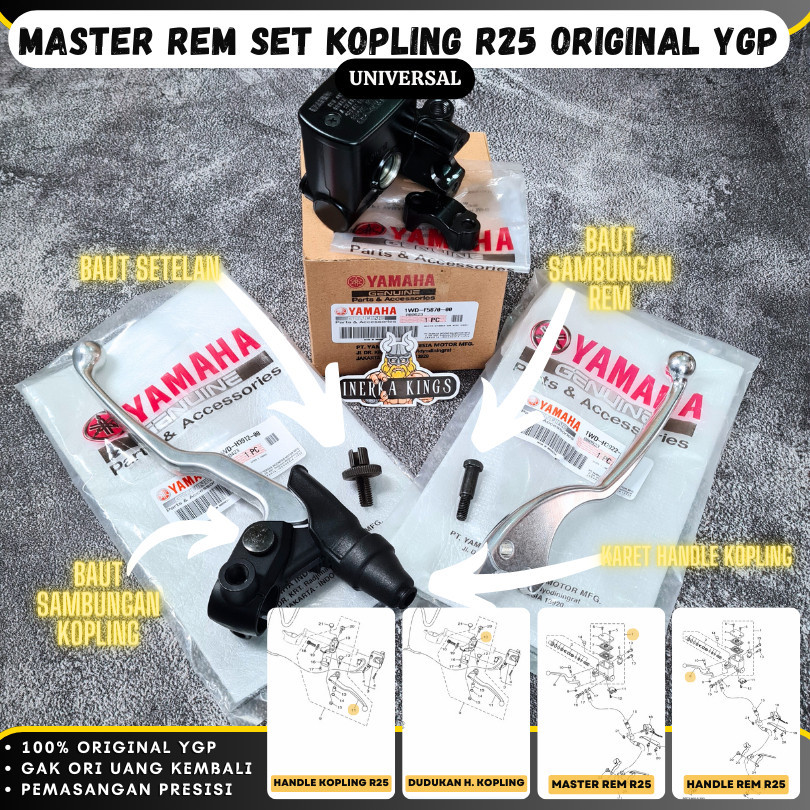 Jual Master Rem Depan plus Handle Rem plus Handle Kopling 1WD R25 Full ...