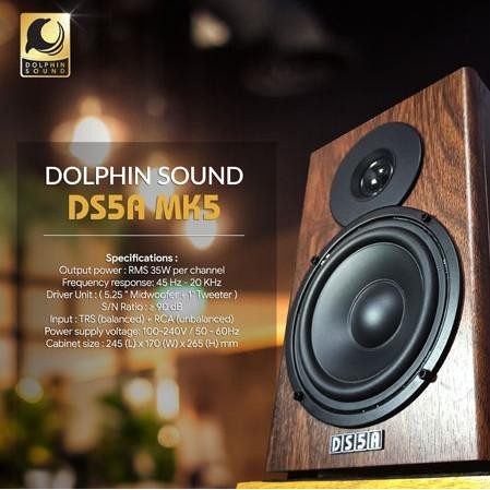 Jual SPEAKER MONITOR DOLPHIN DS-5A / DS5A / DS 5A MK5 | Shopee Indonesia