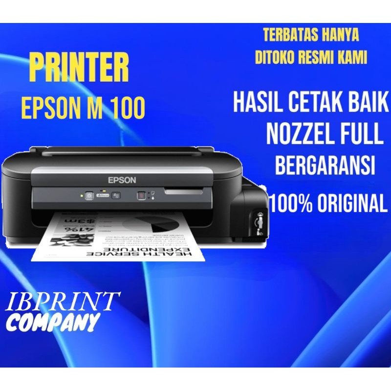 Jual PRINTER EPSON M100 KHUSUS WARNA HITAM/ BLACK SECOND LEK NEW ...