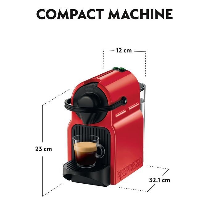 Jual Nespresso Inissia M105 Coffee Machine, Red (Mesin Kopi) | Shopee ...