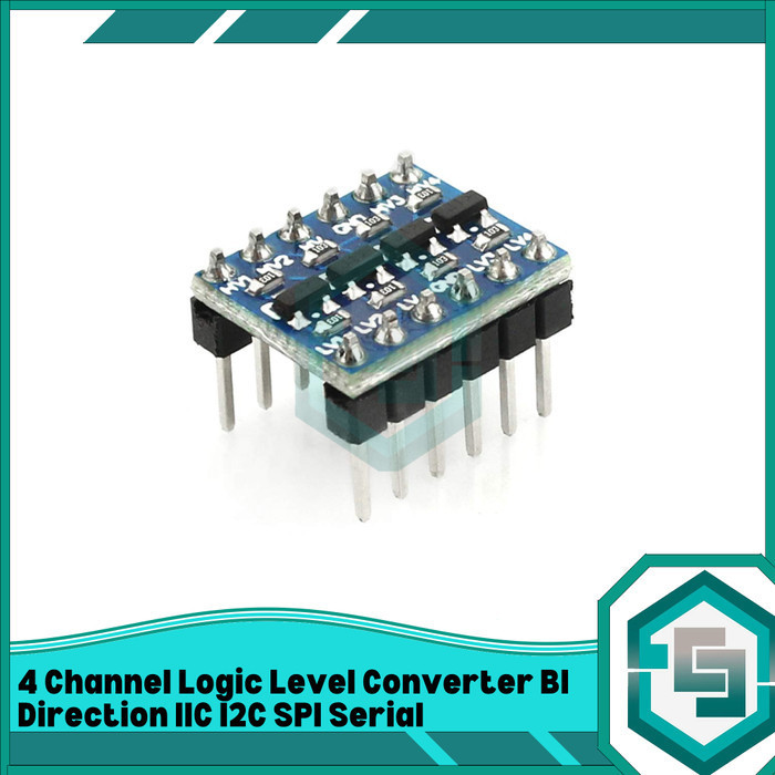 Jual 4 CHANNEL LOGIC LEVEL CONVERTER BI DIRECTION IIC I2C SPI SERIAL ...