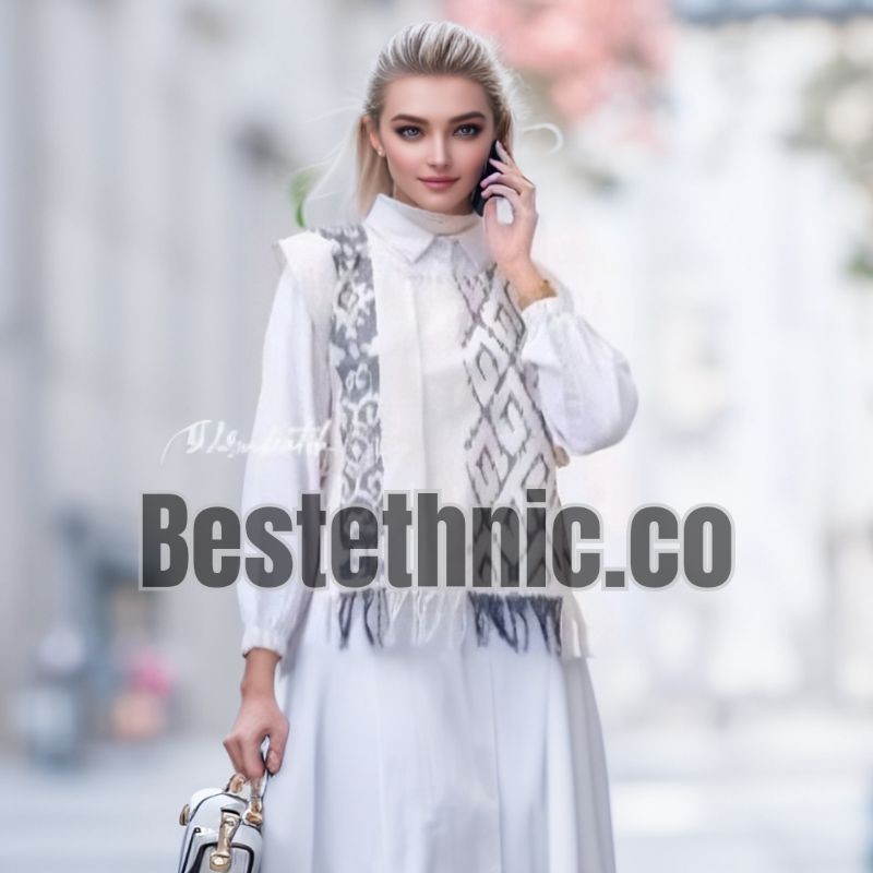 Jual Baju Rompi Vest Tenun Unisex Pria Wanita Troso Jepara - Outer ...