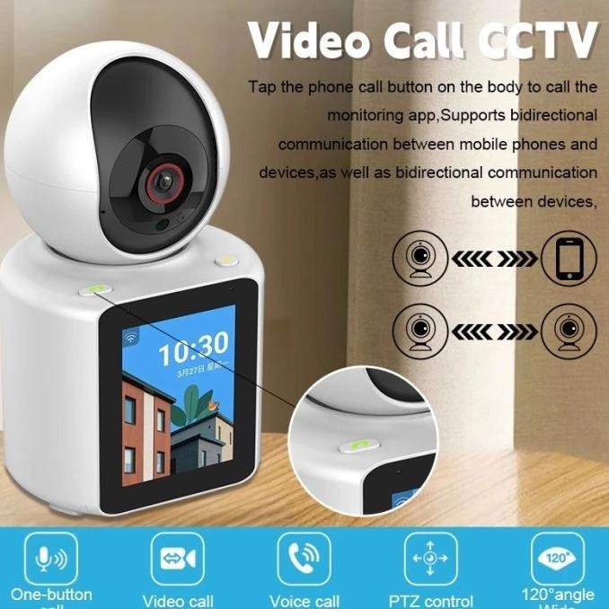 Jual Cctv Video Call Smart Camera Video Calling Wifi Komunikasi 2 Arah ...