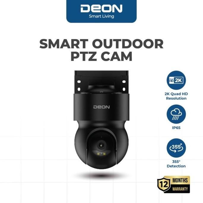 Jual Deon Smart Home Wifi Ip Outdoor Ptz Cam Black Bulat Camera Kamera ...