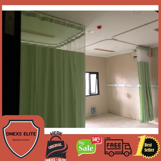 Jual Tirai kain gorden rumah sakit anti darah Full PVC By Dnexs Elite ...