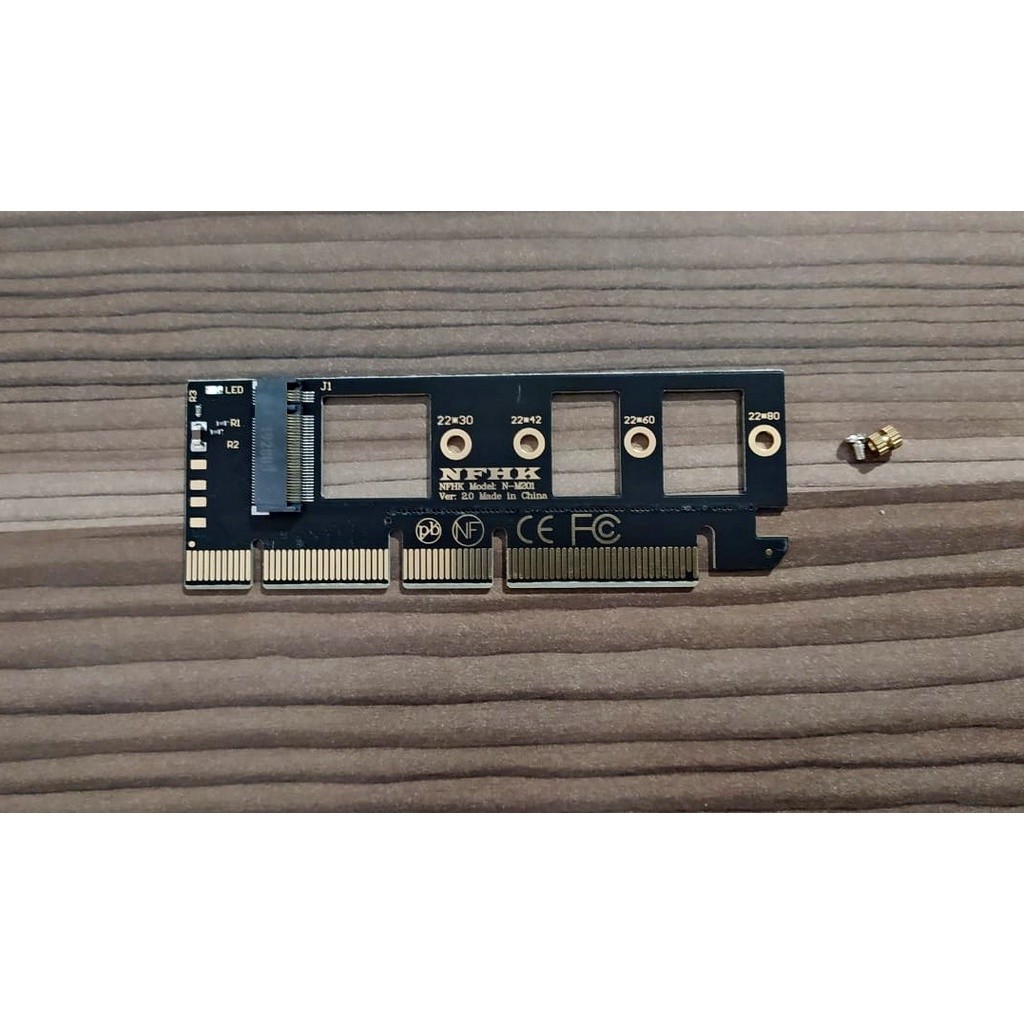 Jual ADAPTER SSD M.2 NVME M KEY TO PCIe x16 x8 x4 | Shopee Indonesia