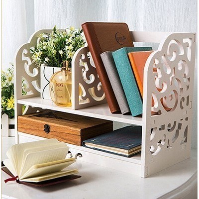 Jual RAK BUKU LACI KANTOR VINTAGE TEMPAT BOX FILE ATAS MEJA MINIMALIS ...