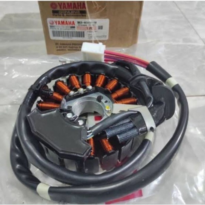 Jual SPUL STATOR ASSY KABEL PANJANG YAMAHA AEROX 155 PNP LEXY Original | Shopee Indonesia
