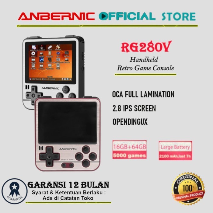 Jual Anbernic Rg280V Retro Games Portable Ni Handheld Game Console | Shopee Indonesia