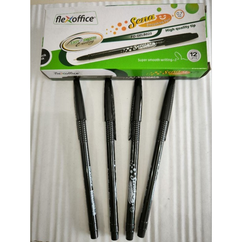 Jual Pulpen Flexoffice Sena 0.7mm black | Shopee Indonesia