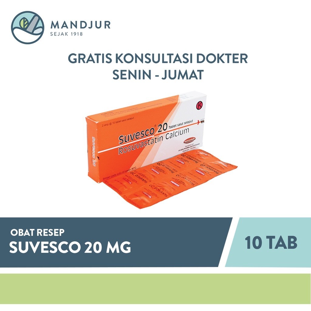 Jual Suvesco 20 Mg 10 Tablet | Shopee Indonesia
