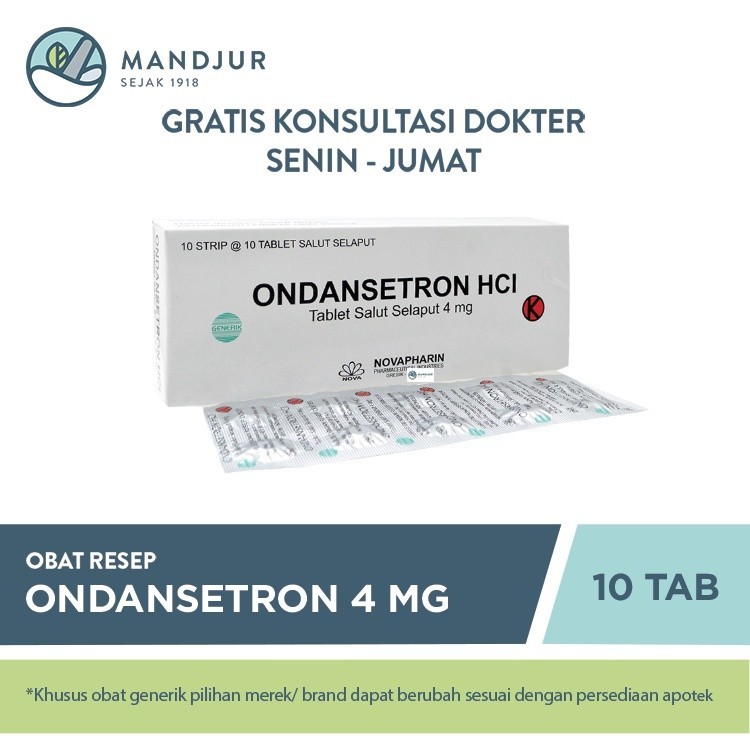 Jual Ondansetron 4 mg 10 Tablet | Shopee Indonesia