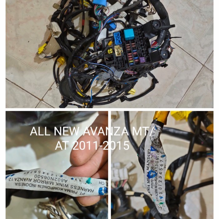 Jual Kabel Body Wire Instrument Panel Box Sekring All New Avanza 2011 ...