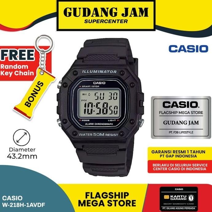 Jual Casio General W-218H-1Avdf W-218H W-218 W218H W218 | Shopee Indonesia