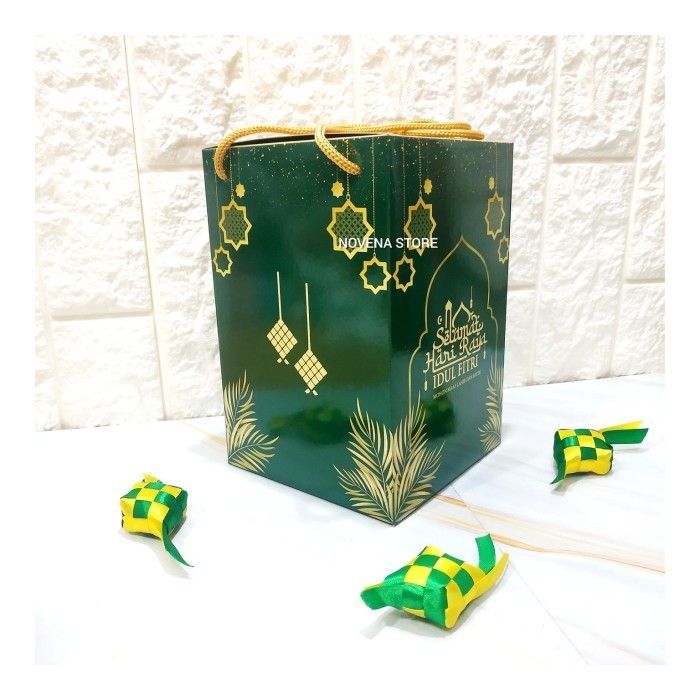 Jual BOX LEBARAN 3 TOPLES 500G KOTAK DUS PACKAGING HAMPERS IDUL FITRI ...