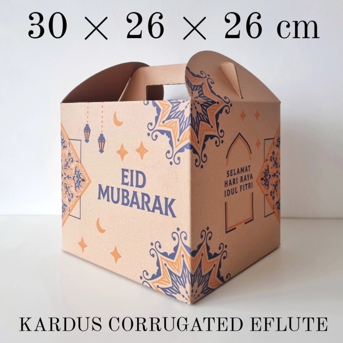 Jual DUS PACKAGING PARCEL LEBARAN IDUL FITRI 30x26x26 / GABLE BOX ...