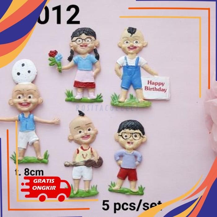 Jual TOPPER MAINAN KARAKTER LOKAL UPIN-IPIN DKK TEMPEL 1D LK-U-0012 ...