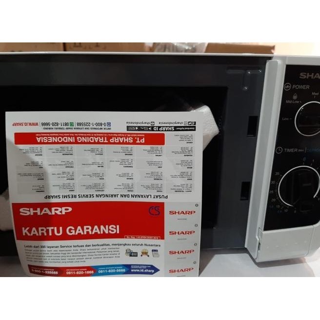 Jual Microwave Sharp R 220 Sharp Microwave Oven Low Watt 20 L R220-Mawh ...