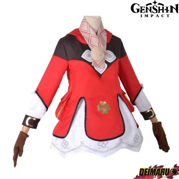 Jual Costume Cosplay Klee Pyro Genshin Impact Anime Cosplay Perempuan ...