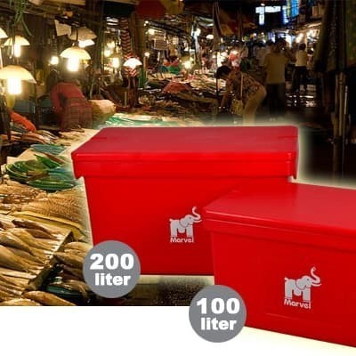 Jual NEW COOLER BOX / COOLBOX MARVEL KAPASITAS 100 LITER ORIGINAL ...