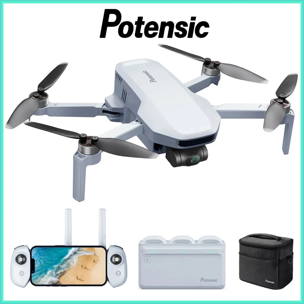 Jual Potensic Atom Drone 3 Axis Gimbal 6KM GPS 4K Drone Quadcopter ...