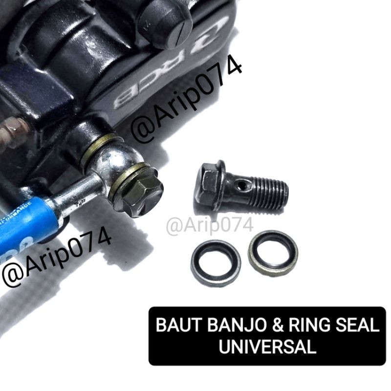 Jual BAUT RING SEAL BANJO SELANG REM BAUT RING KARET SEAL MASTER REM ...