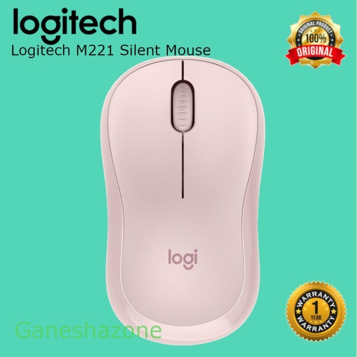 Jual Wireless Silent Mouse M221 - Rose Pink | Shopee Indonesia