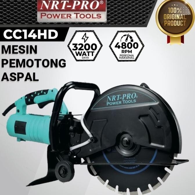 Jual Mesin Concrete Cutter 14" Nrt Pro Cc14Hd Pemotong Jalan Aspal ...