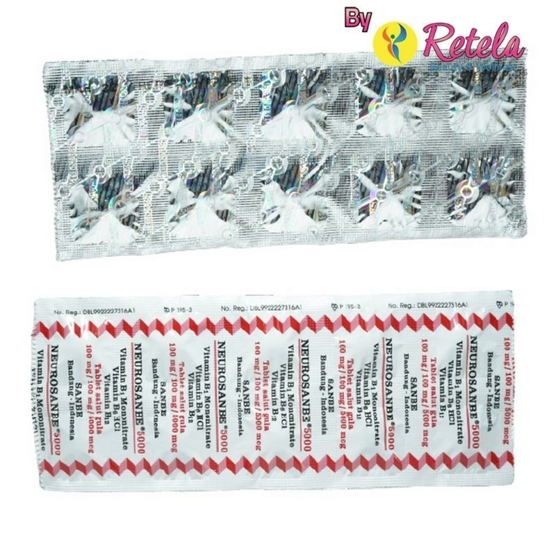 Jual Neurosanbe 5000 MG 1 Strip 10 Tablet | Shopee Indonesia