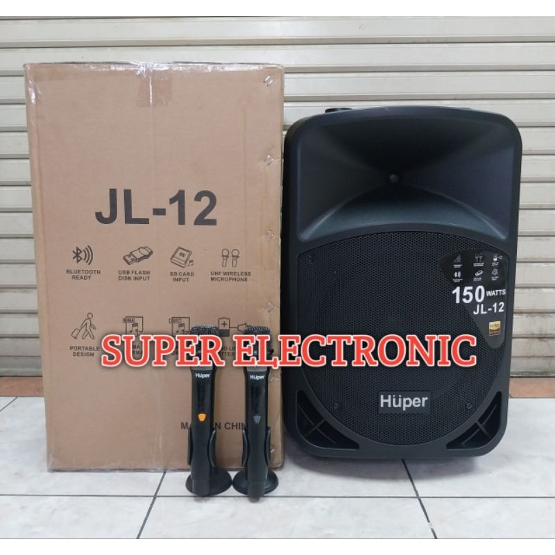 Jual Speaker Portable Huper jl12 Original Speaker 12inch Garansi Resmi ...