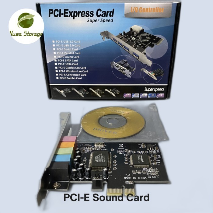 Jual Pcie Sound Card Pci Express Sound Card | Shopee Indonesia
