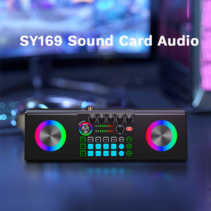 Jual Sy169 Soundcard Audio All-In-One Singing Set Sound Card | Shopee ...