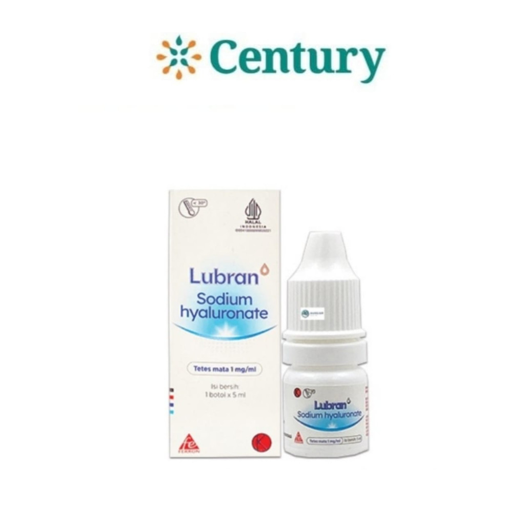 Jual LUBRAN TETES MATA 5 ML / TETES MATA KERING /SODIUM HYALURONATE ...