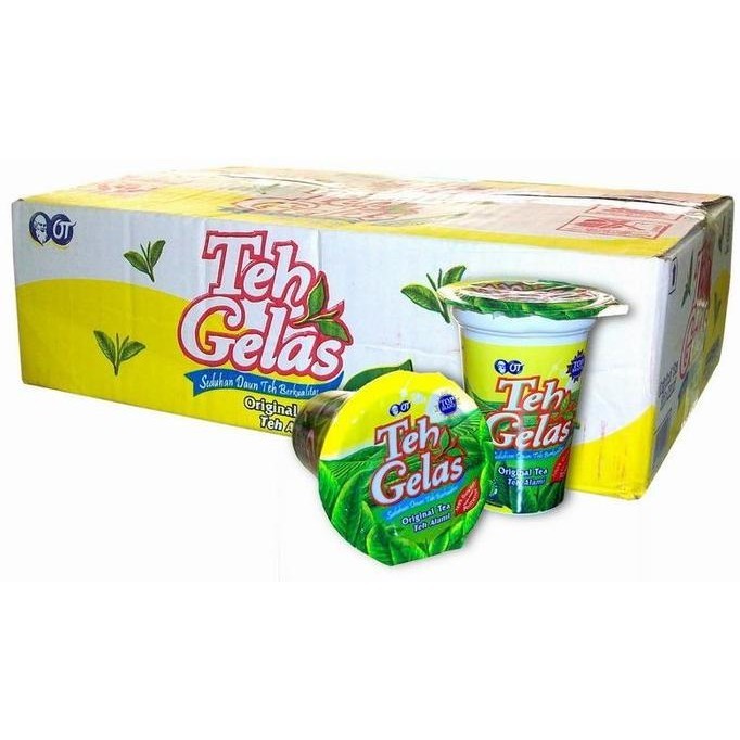 Jual New - Teh Gelas OT Minuman Teh Kemasan Gelas Dus (1 Dus x 24 Cup ...