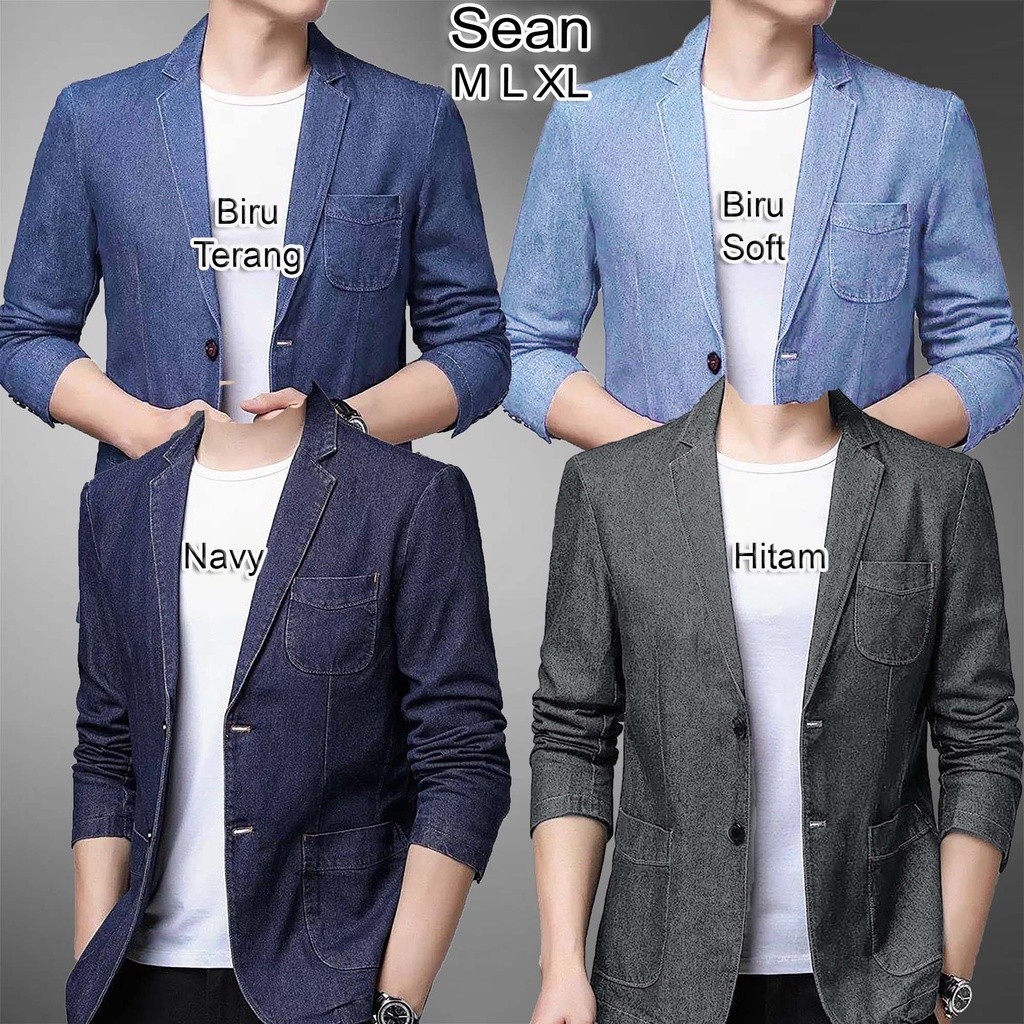 Jual ACARA FORMAL KONDANGAN // BPS Blazer Pria SEAN Jas Cowok Pria Laki ...
